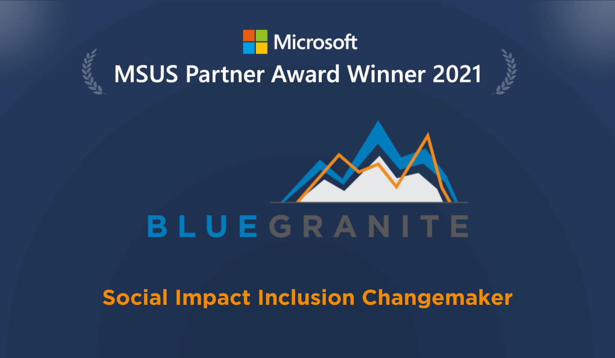 BlueGranite: Microsoft U.S. Partner Award in 2021 - 3Cloud