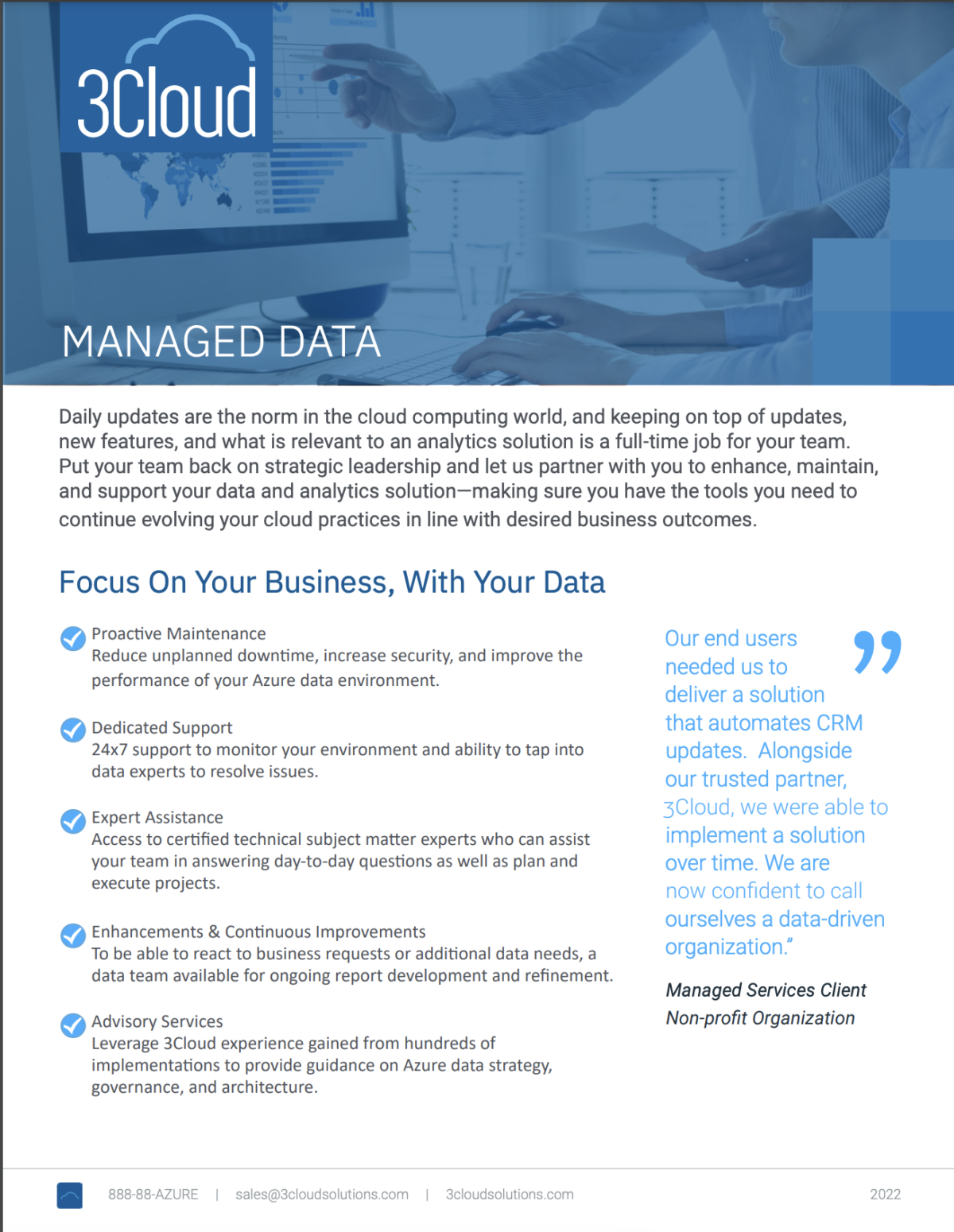 Focus On Your Business With Managed Data Services - 3Cloud