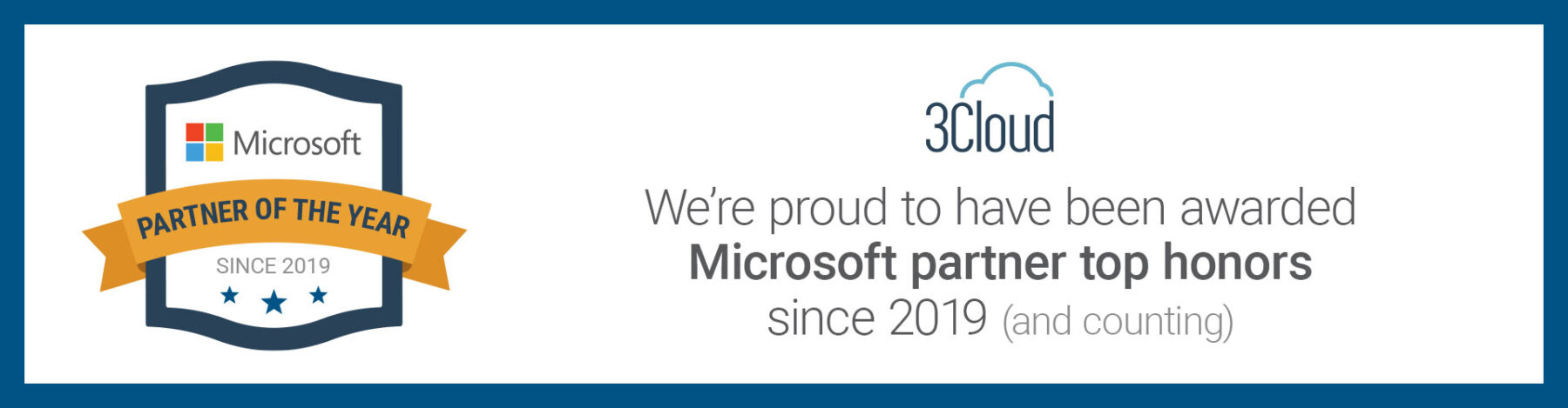 3Cloud Awards - Microsoft Partner of the Year Awards