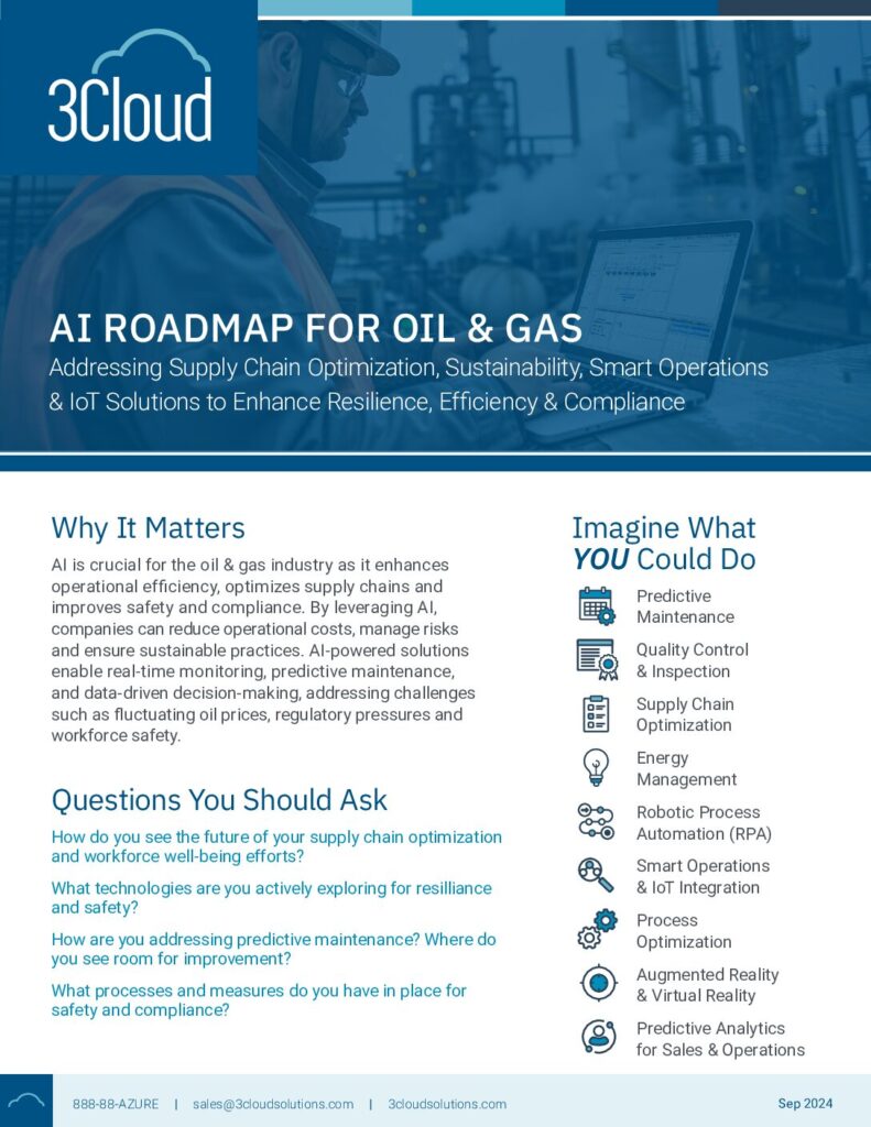 AI Roadmap for Oil & Gas - 3Cloud